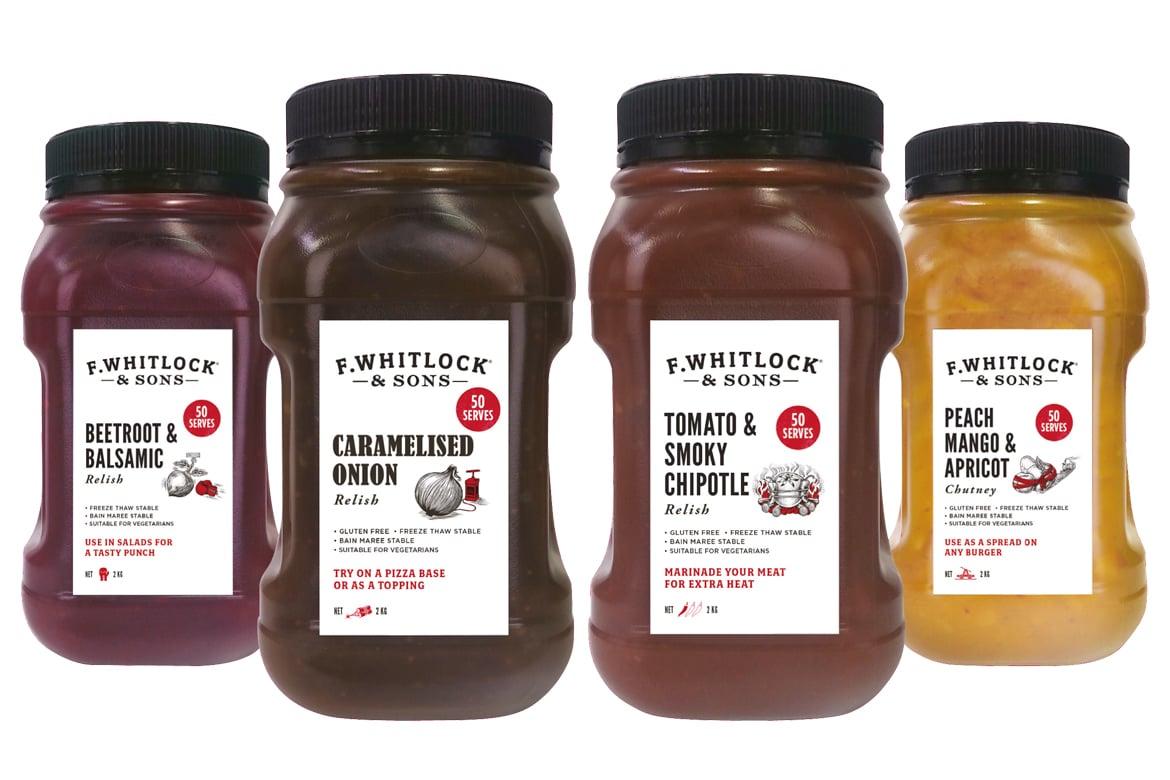 Relish the flavour including caramelized onion; peach, mango..